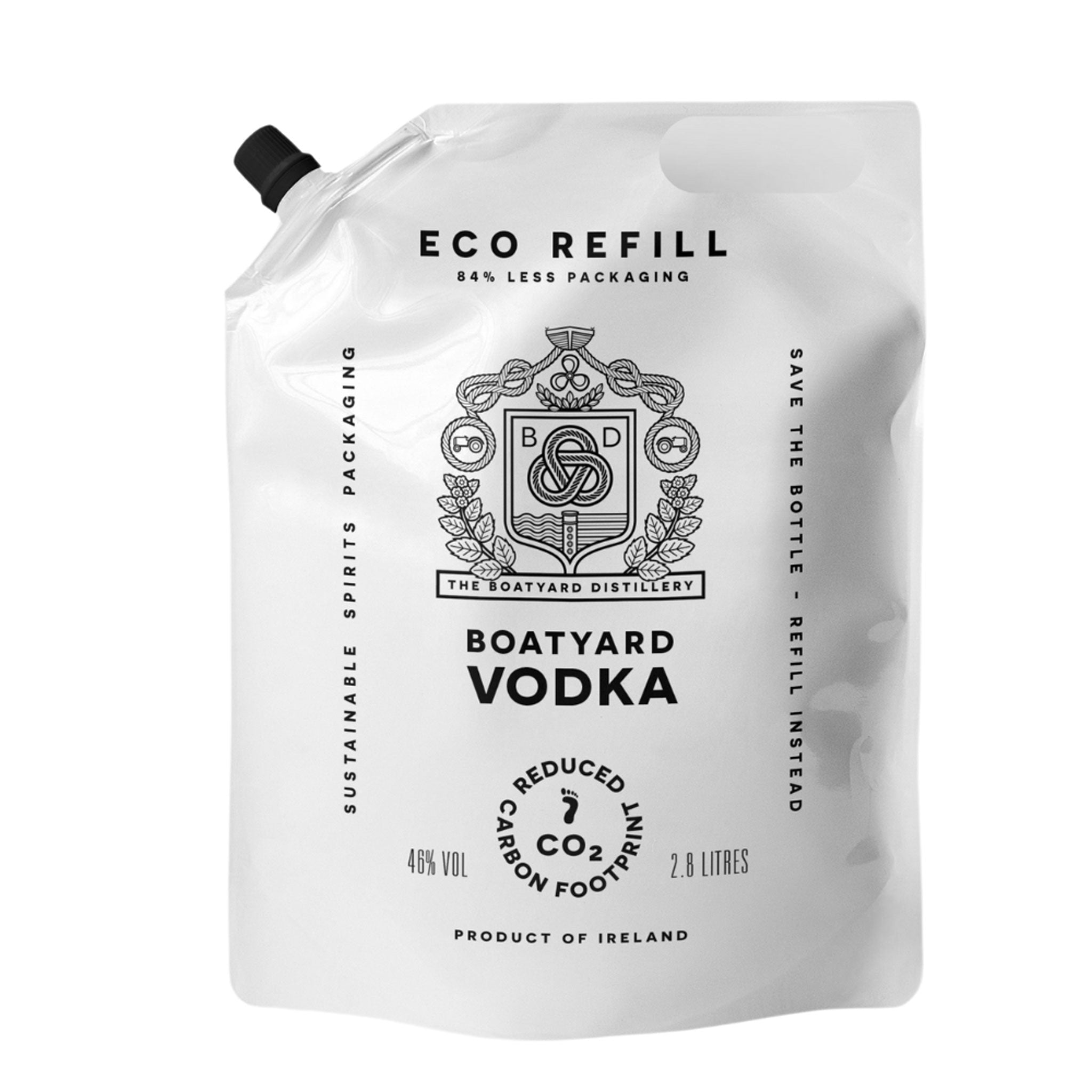 Boatyard Vodka Eco Pouch | Spiritly UK
