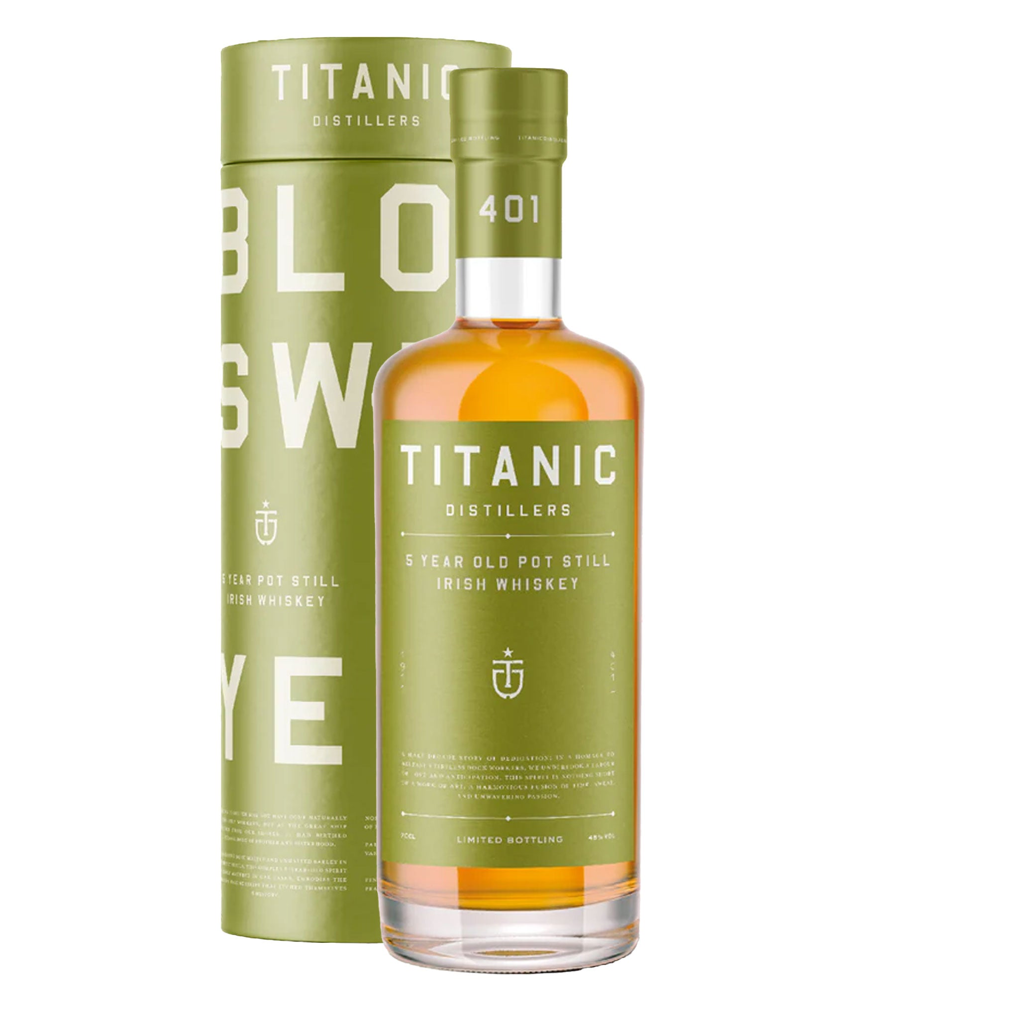 Titanic Distillers 5 Years Pot Still Irish Whiskey | Spiritly UK