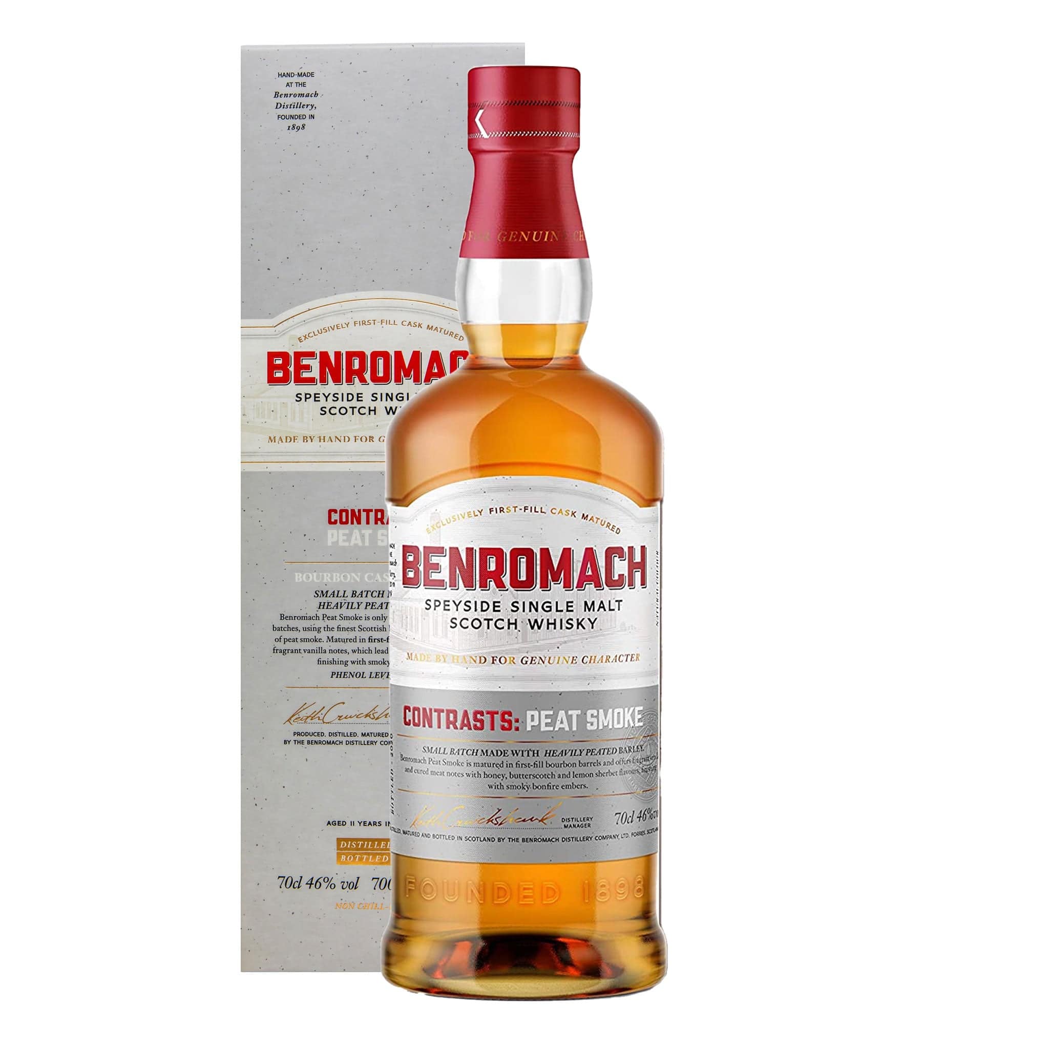 Benromach Peat Smoke Single Malt Whisky– Spiritly UK